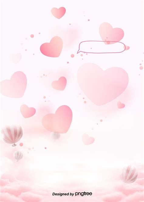 วอลเปเปอร์ Hd ความรักสีชมพูพื้นหลังวันวาเลนไทน์ง่าย ๆ