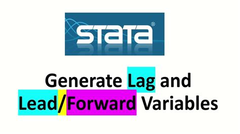 Generate Lag And Lead Variables In Stata Road To Phd Youtube