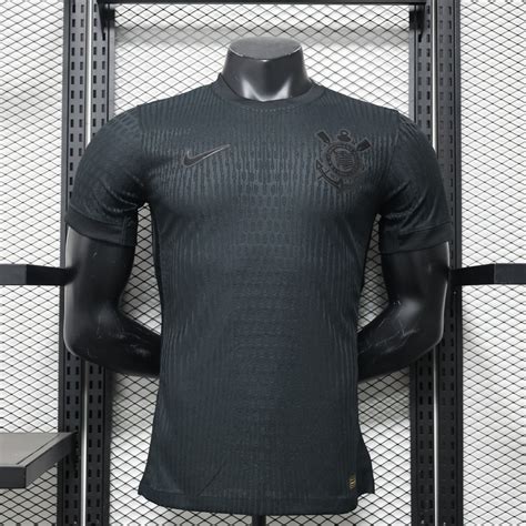 Camisa Nike Corinthians Ii 202425 Jogador Masculina Preta Refletiva