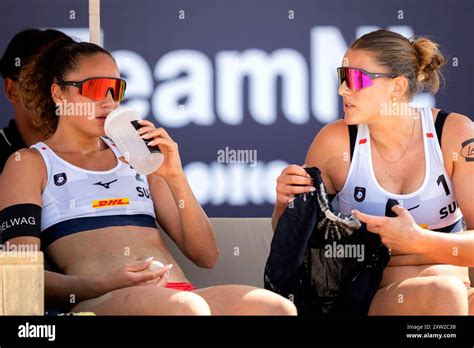 The Hague Zoe Verge Depre And Esmee Bobner Sui During The Semi Finals W Of The