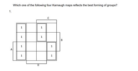 Solved QUESTION Consider The Following Karnaugh Map Chegg Com