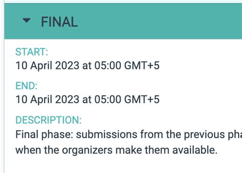Wrong Error Message When Phase Has Ended · Issue 847 · Codalabcodabench · Github