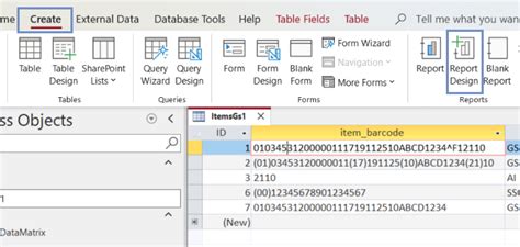 Create Gs1 Data Matrix Barcodes In Ms Access Barcodewiz