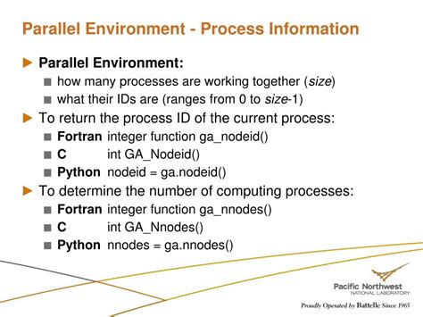 Ppt Parallel Programming Using The Global Arrays Toolkit Powerpoint Presentation Id