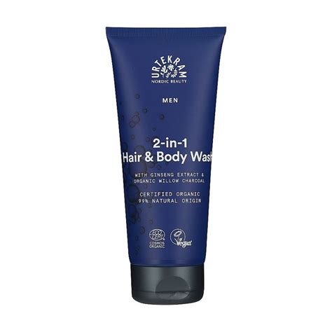 Мужской гель для волос и тела Urtekram Men 2-In-1 Hair & Body Wash, 200 ...