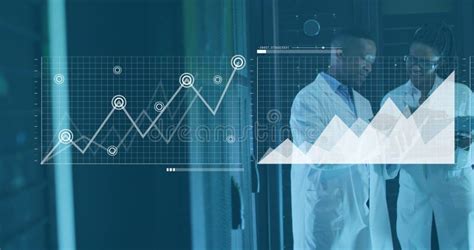 Image Of Data Processing Over African American It Men By Computer