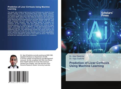 Купить Prediction Of Liver Cirrhosis Using Machine Learning в онлайн