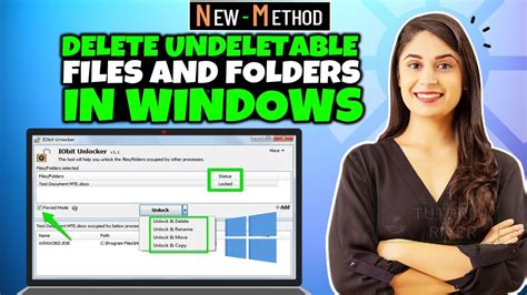 2 Way How To Delete Undeletable Files And Folders In Windows 81011 2025 Update Youtube