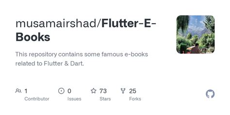 Flutter E Books At Master · Musamairshadflutter E Books · Github
