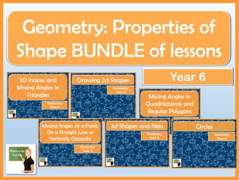Maths Geometry Properties Of Shape Bundle Year 6 Teaching Resources