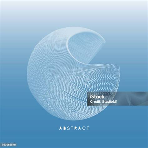 3d 추상 분야 구성입니다 미래 기술 스타일입니다 연결입니다 벡터 일러스트입니다 세포에 대한 스톡 벡터 아트 및 기타 이미지 세포 연구 원형 Istock