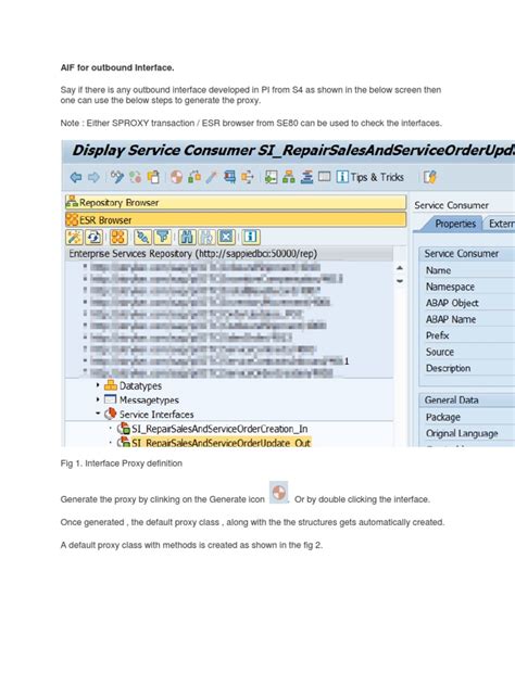 Aif For Outbound Interface Pdf Software Development Computing