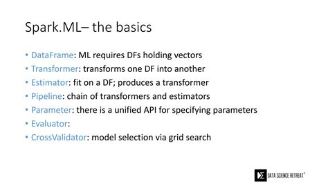 A Full Machine Learning Pipeline In Scikit Learn Vs In Scala Spark Pros And Cons Ppt