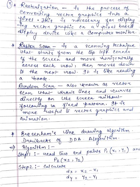 Rasterization Raster Scan Random Scan Pdf