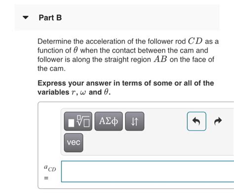 Solved The Cam Oab Rotates With A Constant Counterclockwise