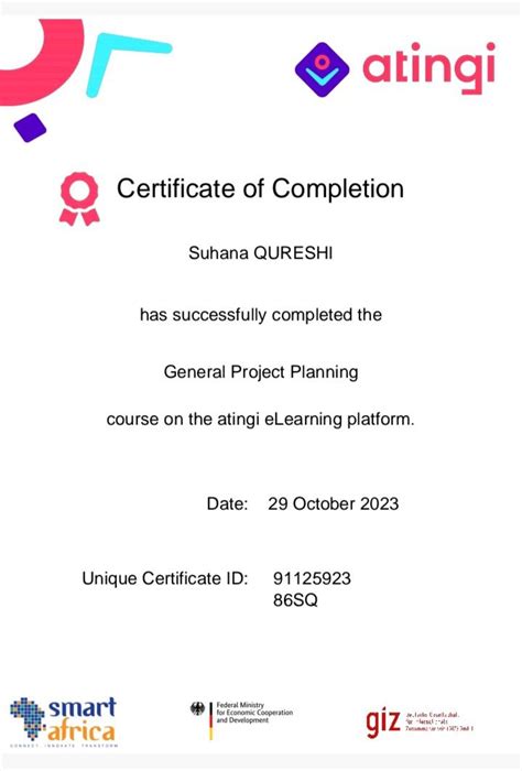 Miss Suhana Qureshi On Linkedin I Completed The General Project