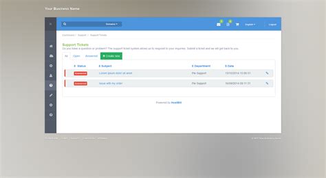 Flat Ui Theme For Client Panel Hostbill Billing And Automation Software For Webhosts