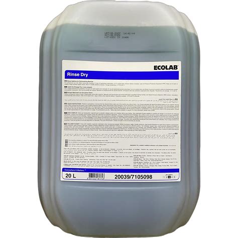 Ecolab Rinse Dry 20l Endüstriyel Bulaşık Makinaları Için Fiyatı