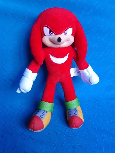 Knuckles Sonic Plush Stuffed Doll Soft Toy Sonic The Hedgehog Etsy