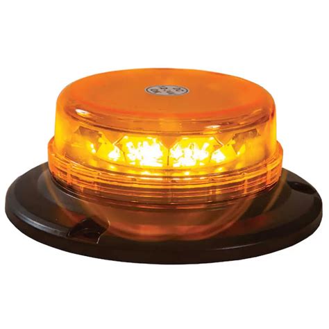 Low Profile Class 1 Led Amber Warning Beacon 6 Wide Mill Supply Inc