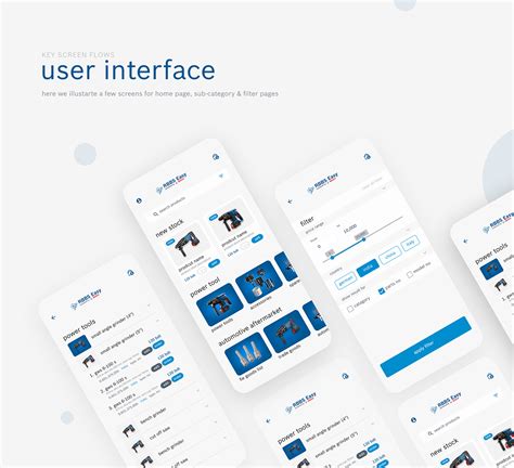 EASY BOSCH App User Interface Design Behance