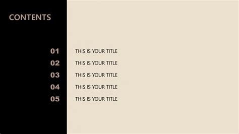 검은배경 베이지 깔끔 심플 Ppt 템플릿 디자인 발표용 Ppt 일반 검은배경 베이지 깔끔 심플 Ppt 템플릿 디자인 발표용 Ppt 일반