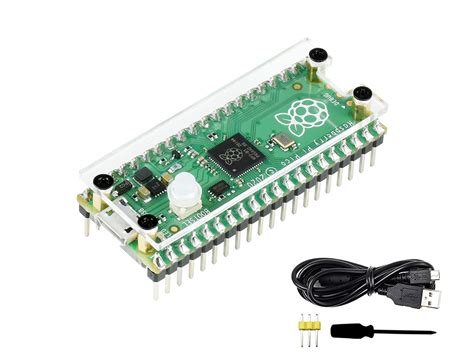 Buy Ingcool Acrylic Case For Raspberry Pi Pico Includes Raspberry Pi Pico With Pre Soldered