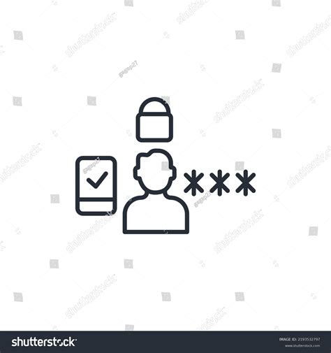 Two Factor Authentication Icons Symbol Vector Stock Vector Royalty Two Factor Authentication Icons Symbol Vector Stock Vector Royalty