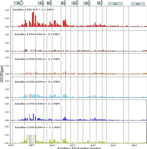 Chemical Shift Perturbation Profiles Of Wild Type And Mutant K2 Ph With Download Scientific