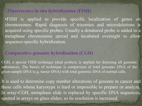Mutation Detection Methods In Genetic Disorders Pptx