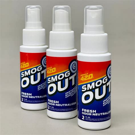 Formula 420 Smog Out Odor Neutralizer 2 Oz Spray Bottles Odd Lots Market