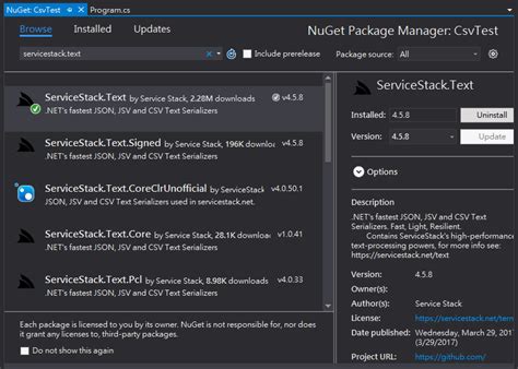 csv 轉換利器－servicestack text 黑暗執行緒