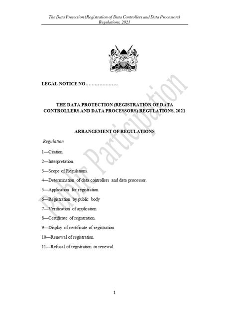 4 data protection registration of data controllers and data processor