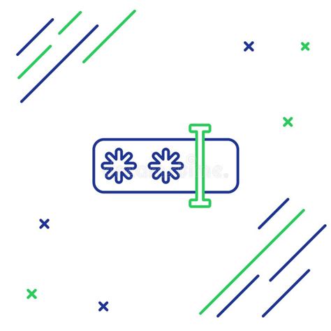 Line Password Protection And Safety Access Icon Isolated On White Background Security Safety