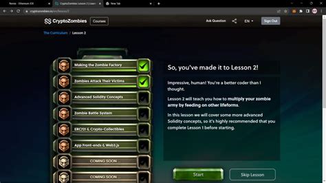 Manoj Kumar G On Linkedin Cryptozombie Solidity