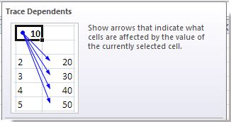 How To Show Trace Dependents Or Precedents Arrow In Excel