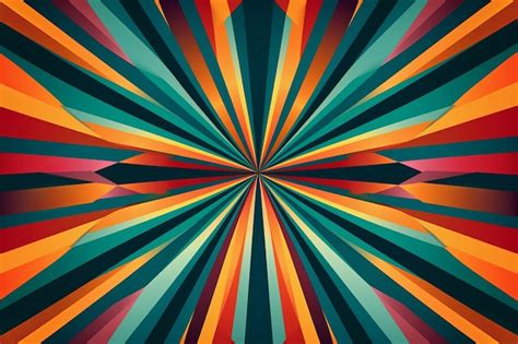 Premium Vector Colorful Abstract Background With A Starburst Pattern