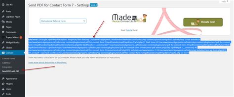 Wordpress Fatal Error Uncaught Mpdfmpdfexception For Send Pdf For