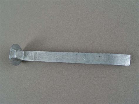 Железнодорожный костыль «БАМ. Постышево-Ургал. 1982 г.», металл, длина ...