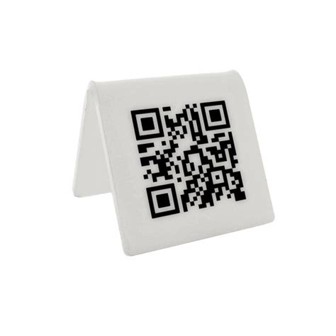Qr Code Signs Custom White Table Qr Code Signs Combicraft Australia