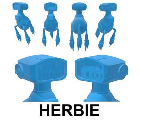 I Made Herbie The Robot From Fantastic 4 R 3dmodeling