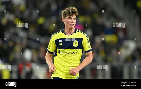 Nashville Sc Midfielder Matthew Corcoran 16 During An Mls Soccer Match Against The New England