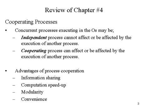 Chapter 7 Concurrency Process Synchronization Process Synchronization