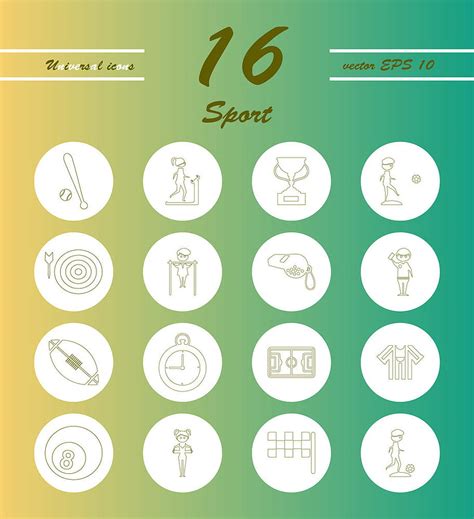 최소한의 얇은 라인 스포츠 날카로운 아이콘 벡터 Ai Eps Uidownload