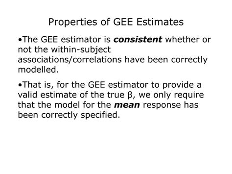 ppt lecture 9 marginal logistic regression model and gee chapter 8