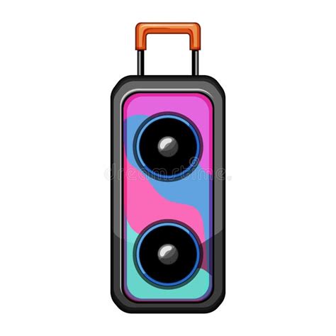 Acoustics Speaker Music Cartoon Vector Illustration Stock Illustration Illustration Of