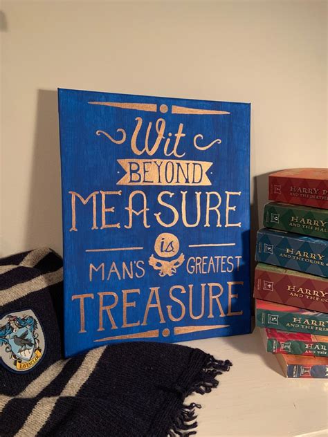Wit Beyond Measure Is Mans Greatest Treasure Etsy Uk