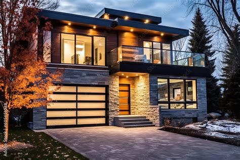 Cutting Edge Styling Meets Natural Stone Elements In Vibrant New Construction Residence With
