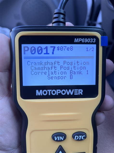 Kia Forte 2018 P0017 Error Code R Kia