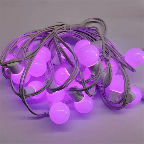 G Globe RGB Festoon Lights Colors Change Outdoor Christmas Led RGB String Lights Fro Party